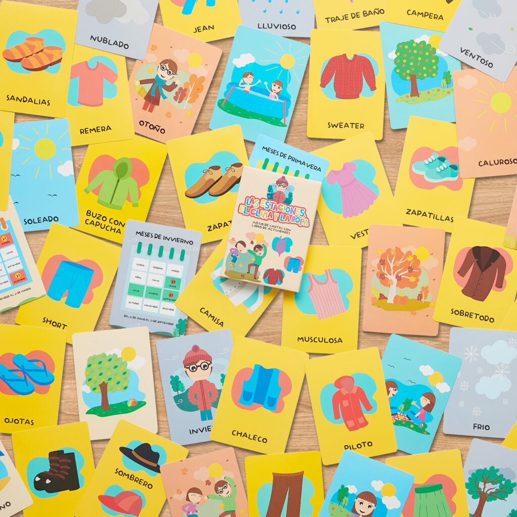 LAS ESTACIONES, EL CLIMA Y LA ROPA – Cartas Didácticas