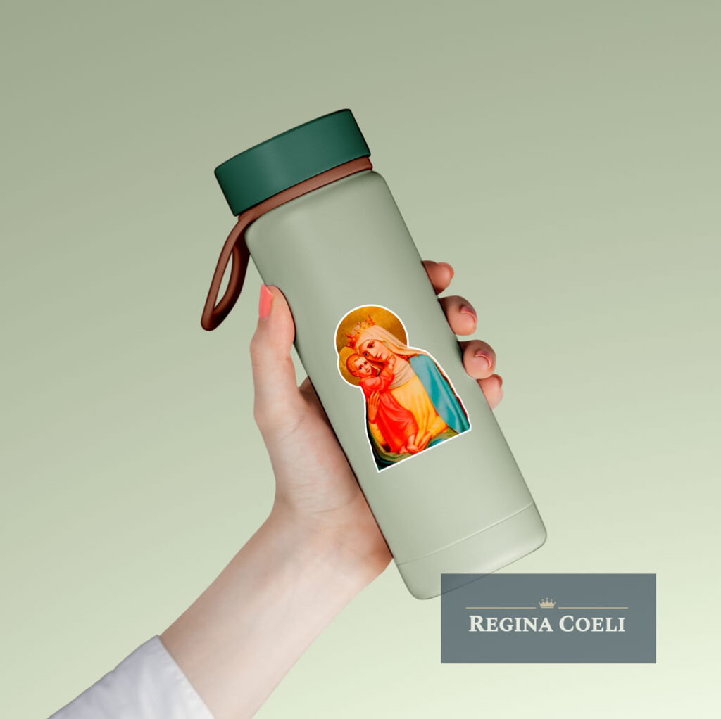 STICKER SANTA MARÍA REINA - Librería Regina Coeli